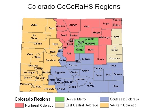 Colorado Regions Map